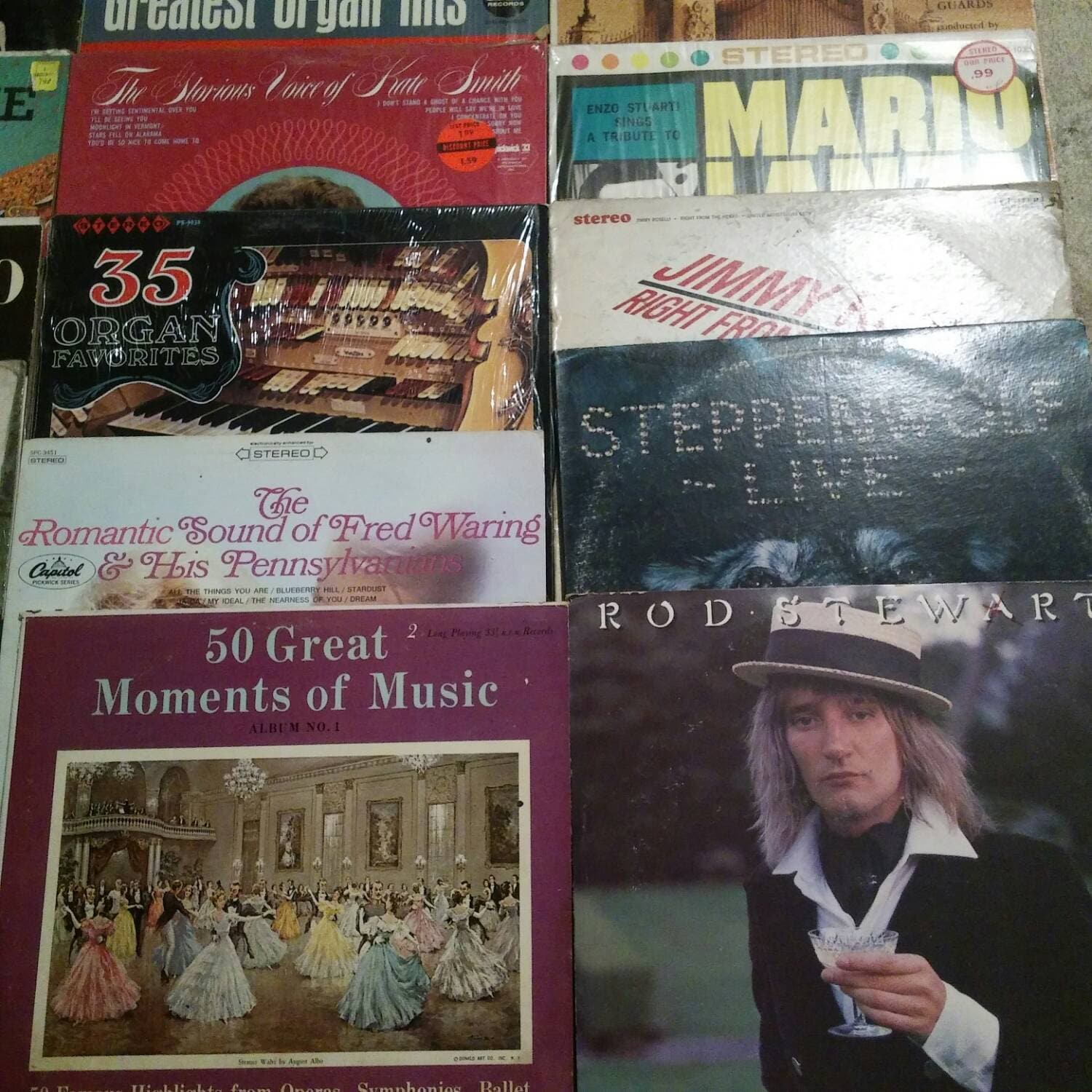 15 Vintage Vinyl Records of Various Genre's and Artists in Good Playing ...