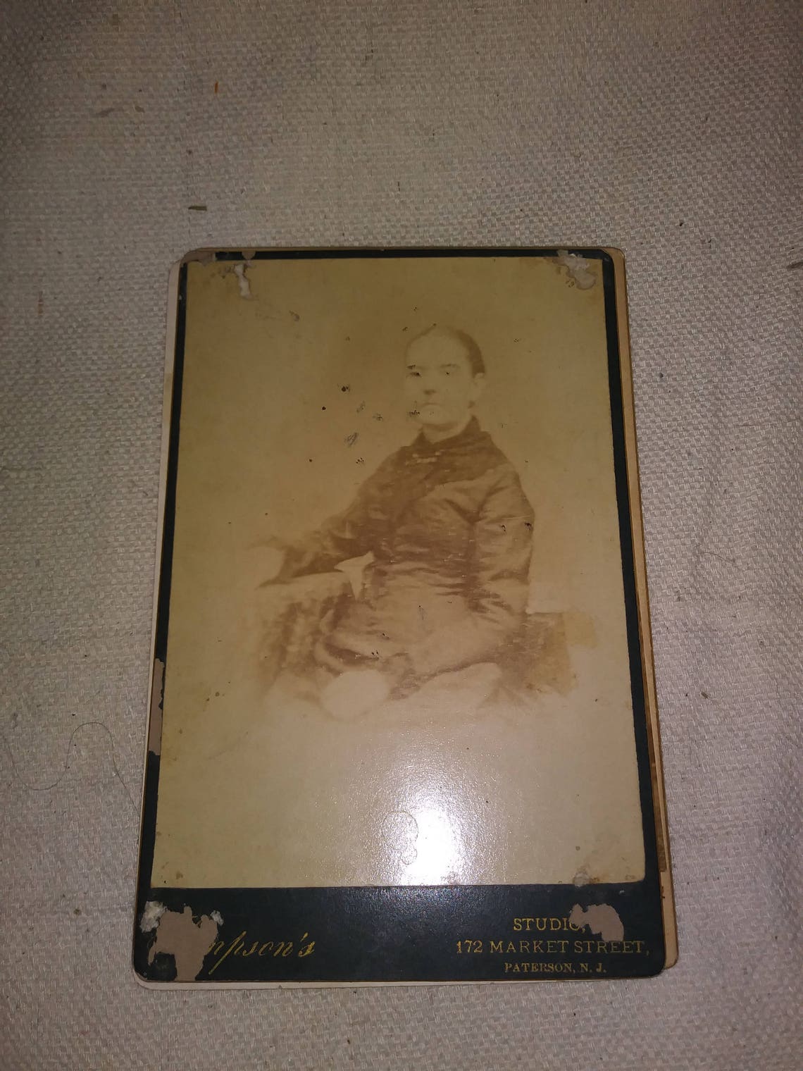 5 Antique Portrait Cabinet Cards - Etsy