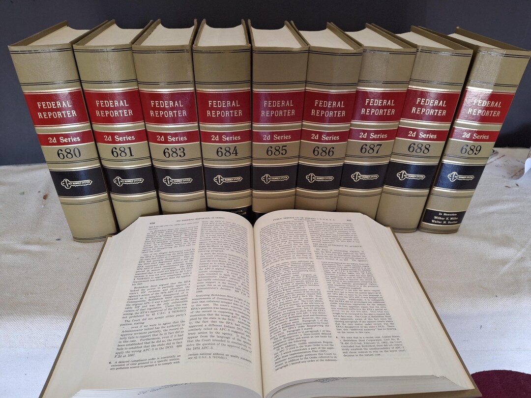 Federal Reporter 2d Series in 10 Volumes 680 to 690 - Etsy