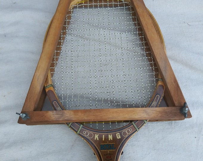 Rare 1960s Custom Built Ash Wood Royal Tennis Racket - Etsy