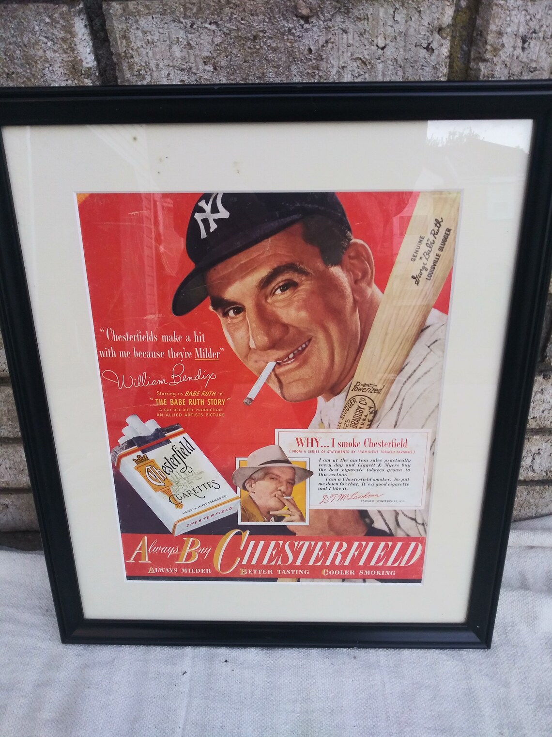 Original 1950s George baba Ruth Chesterfield - Etsy