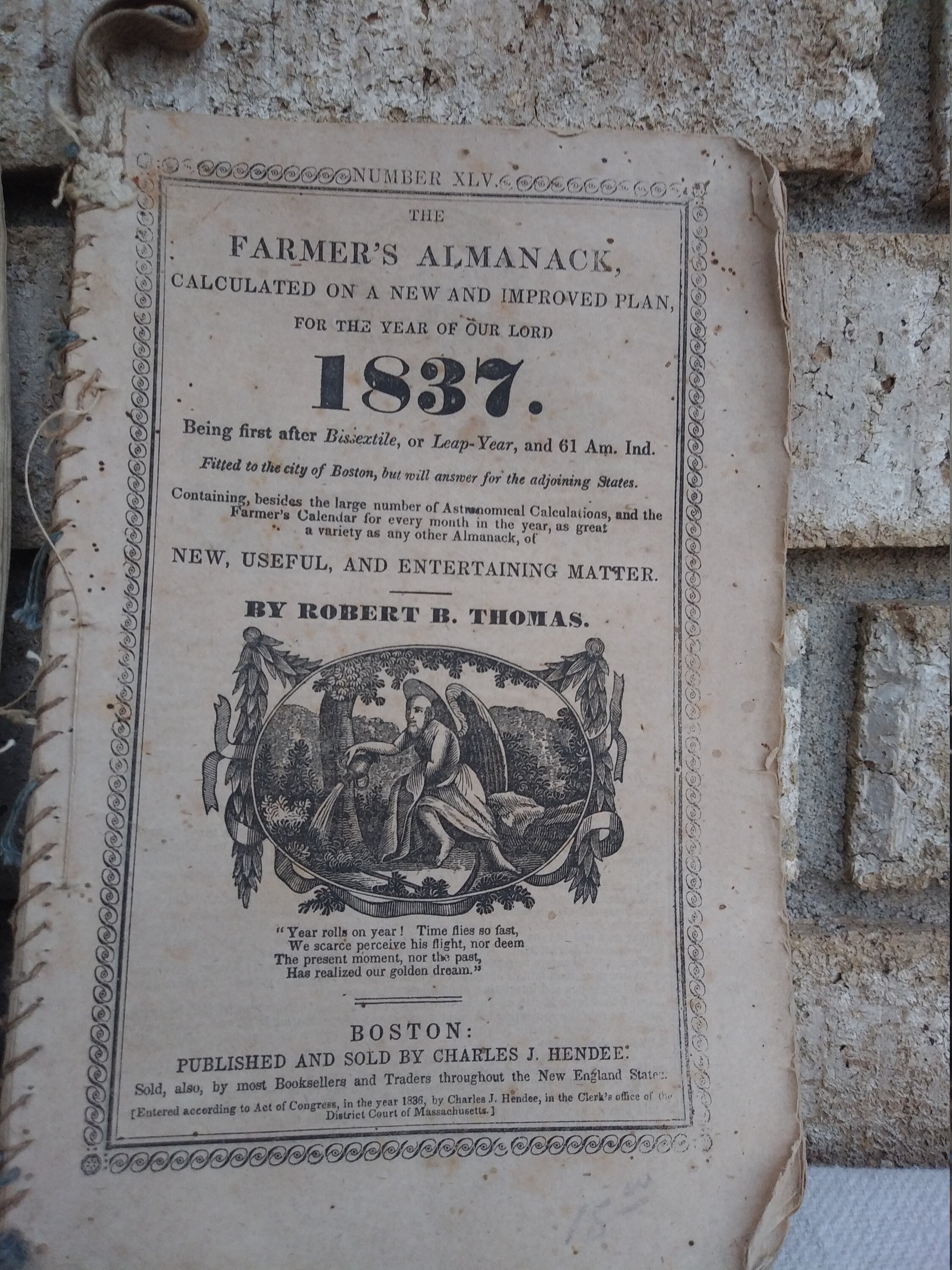 Collection of 6 Farmers Almanacks From 1825 to 1854 - Etsy