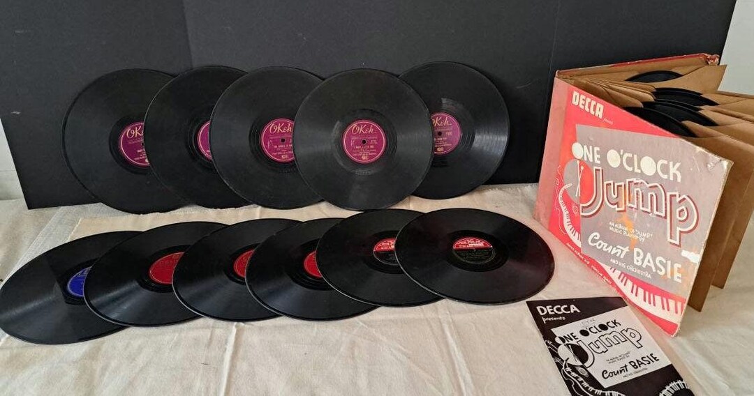 Collection of 17 Count Basie 78 Rpm Records and Box Set - Etsy