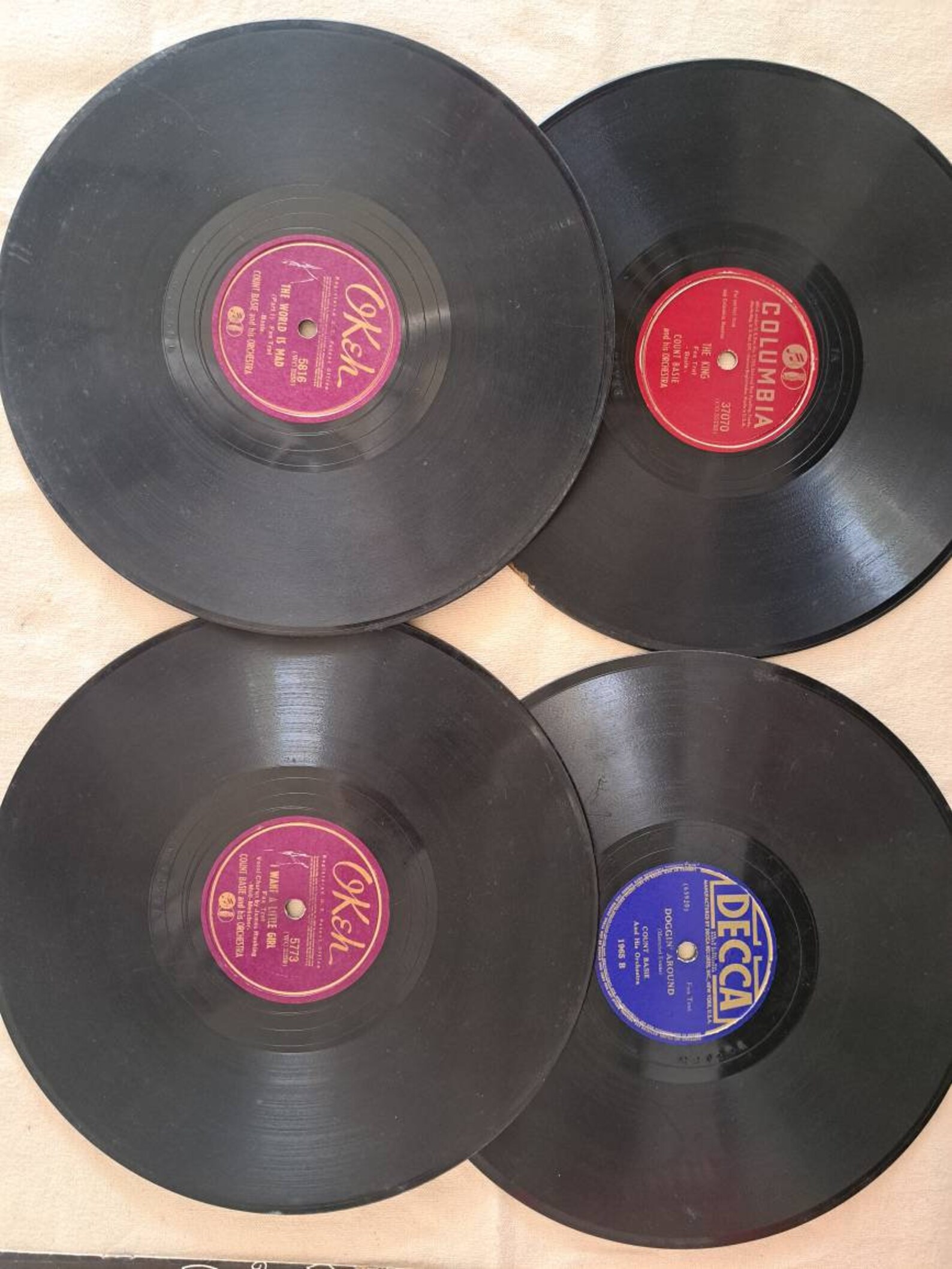 Collection of 17 Count Basie 78 Rpm Records and Box Set - Etsy