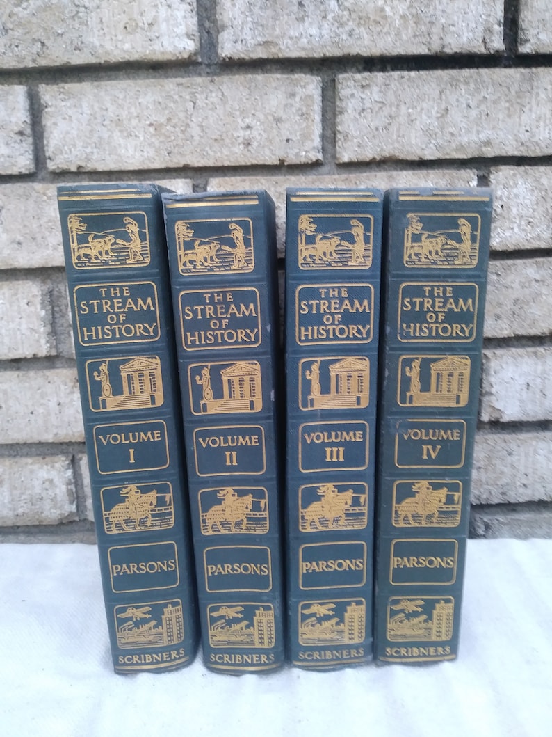 1931 the Stream of History in 4 Volumes - Etsy