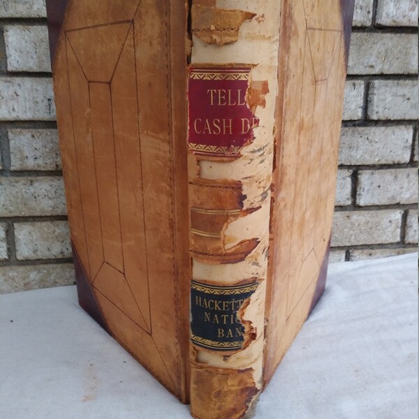 Leather Ledger - Etsy