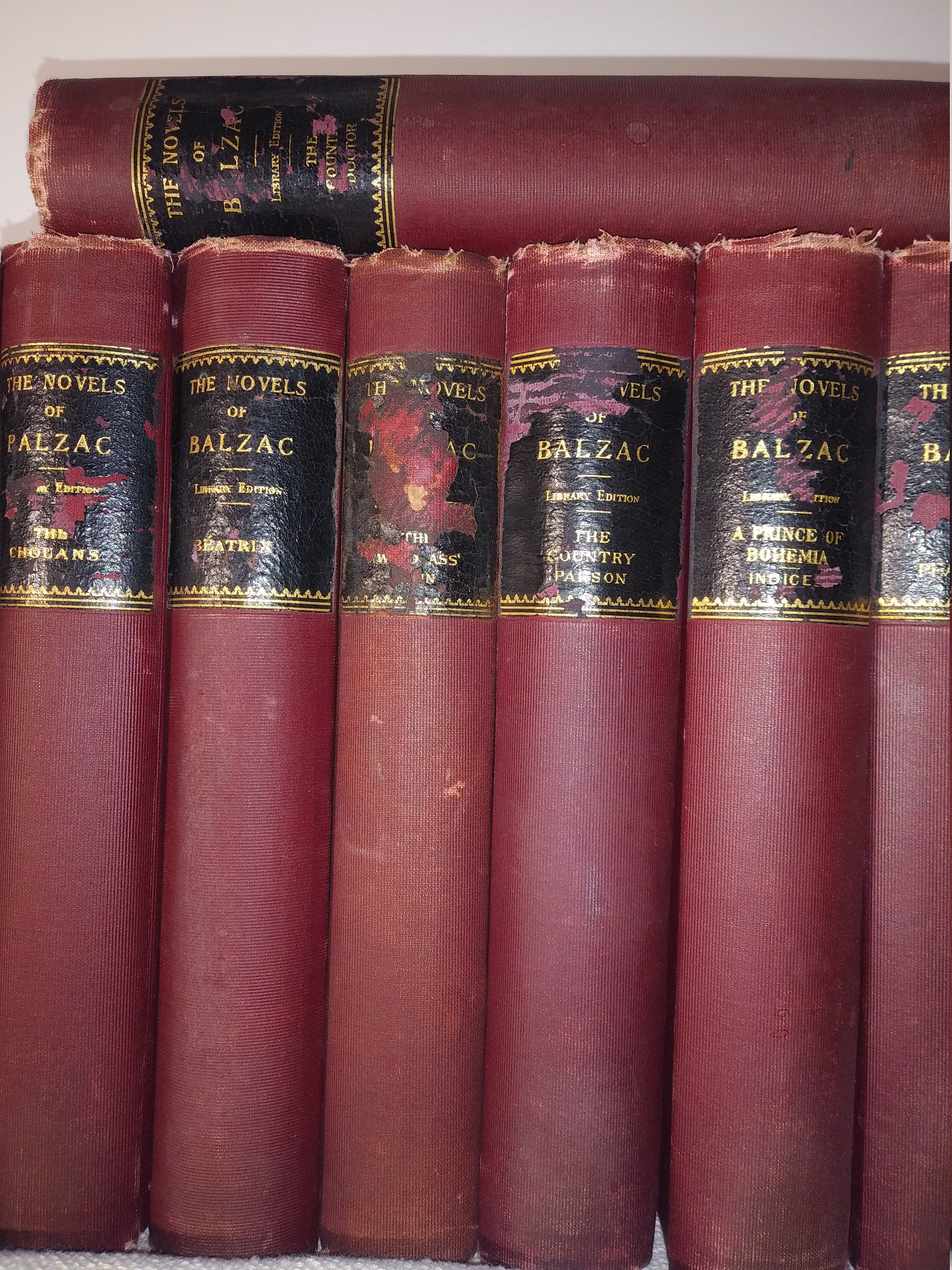 Complete 30 Volume Set the Novels of H. De Balzac From the Gebbie ...