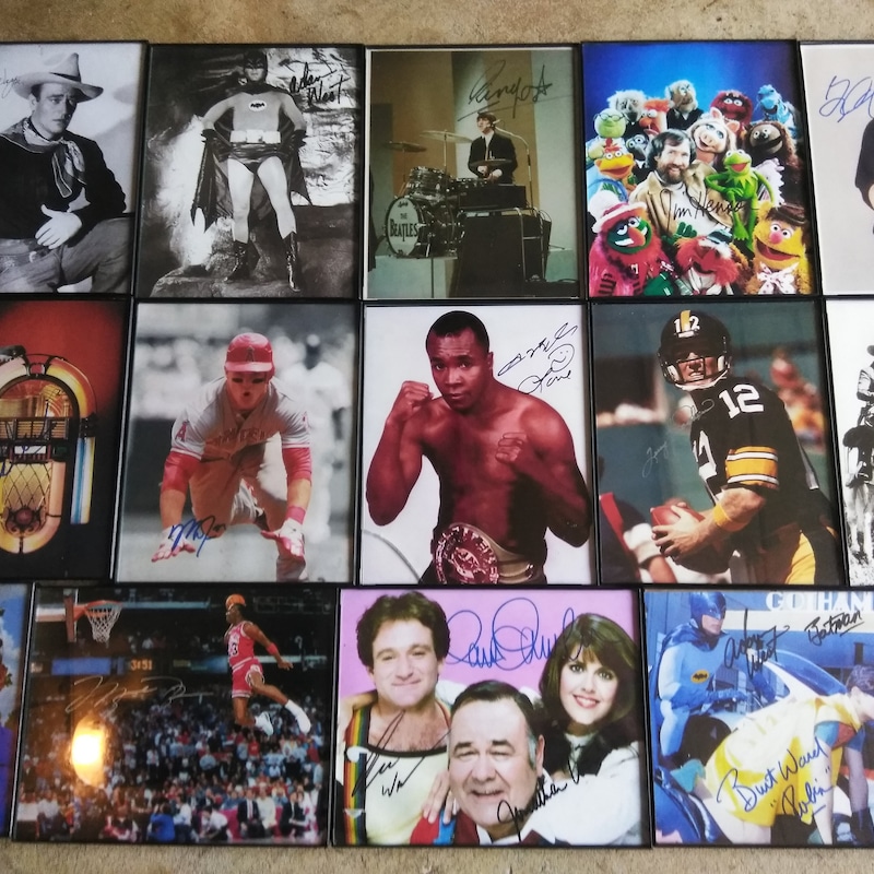 Signed Celebrity Photos - Etsy