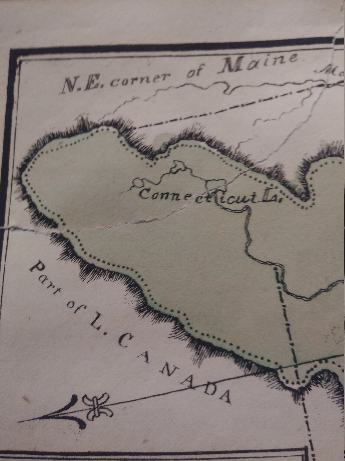 1832 Geographic Formation Map of the Connecticut River Valley | Etsy