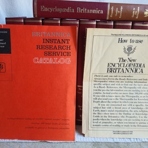 11 Volume Encyclopedia Britannica Micropaedia With Index and Original ...
