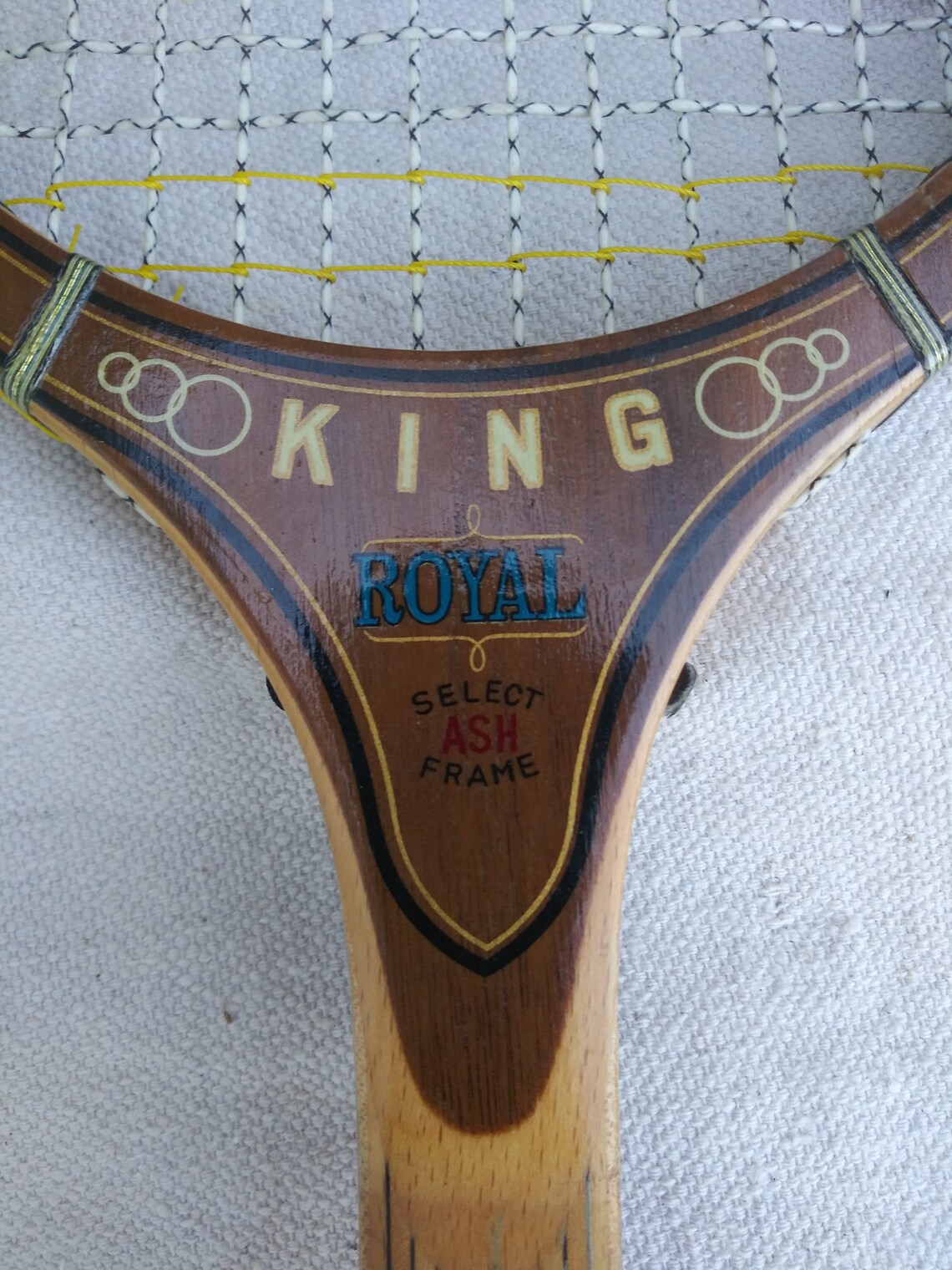 Rare 1960s Custom Built Ash Wood Royal Tennis Racket - Etsy