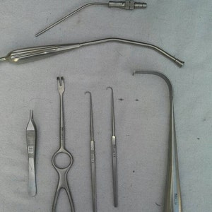 7 Piece Set of Miltex Surgical Tools - Etsy