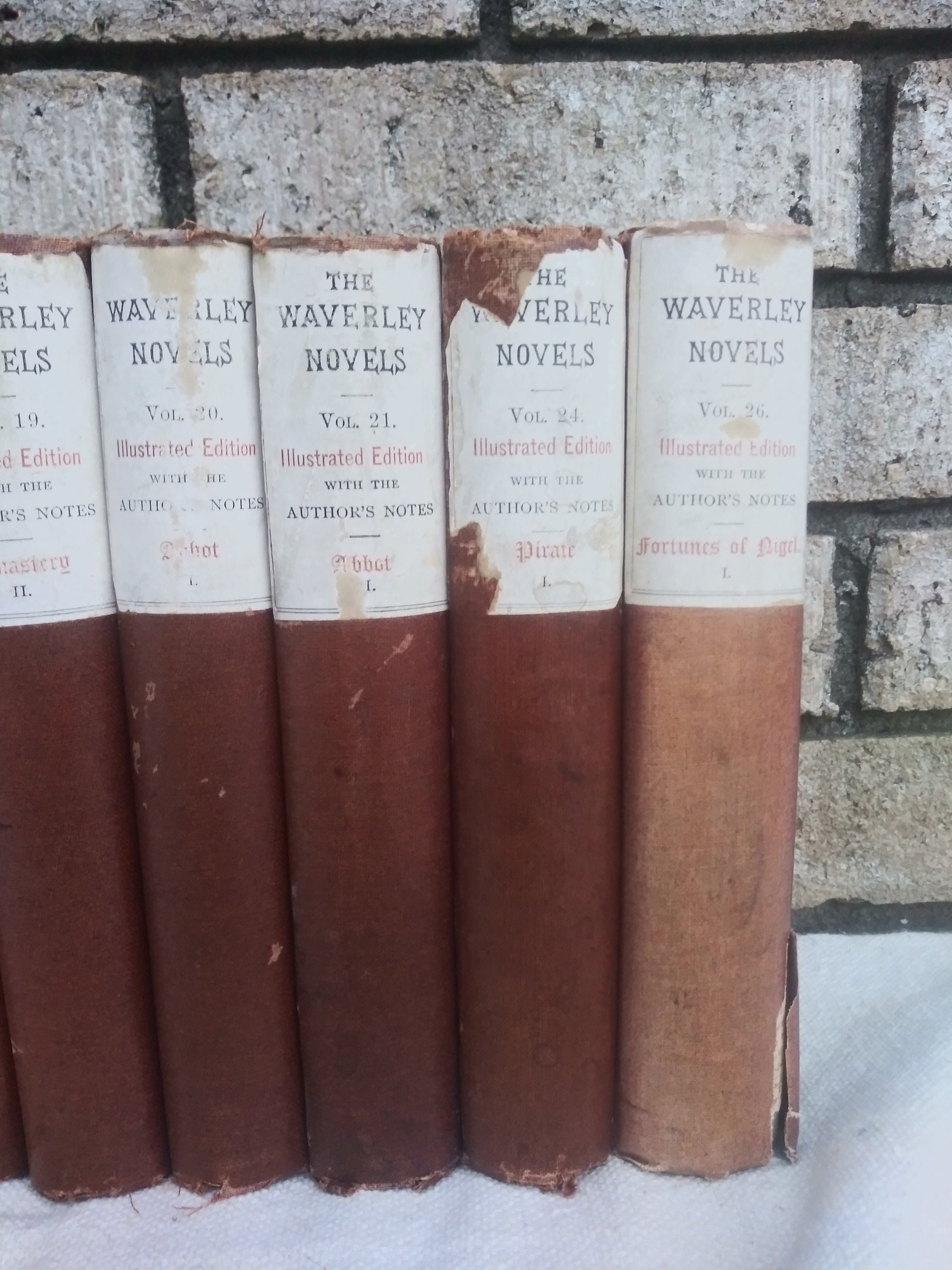 1877 the Waverley Novels by Sir Walter Scott, Bart. in 20 Volumes - Etsy