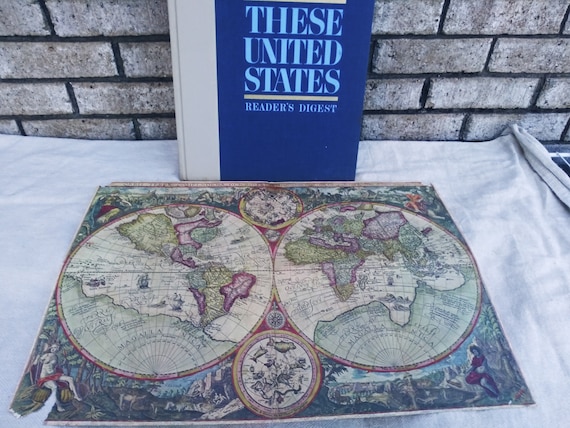 1969 These United States Geographic Book of Maps From Readers - Etsy