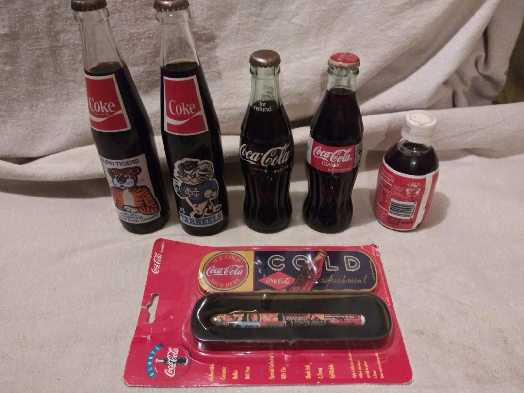 Collection of Vintage Coke Bottles and Memorabilia - Etsy