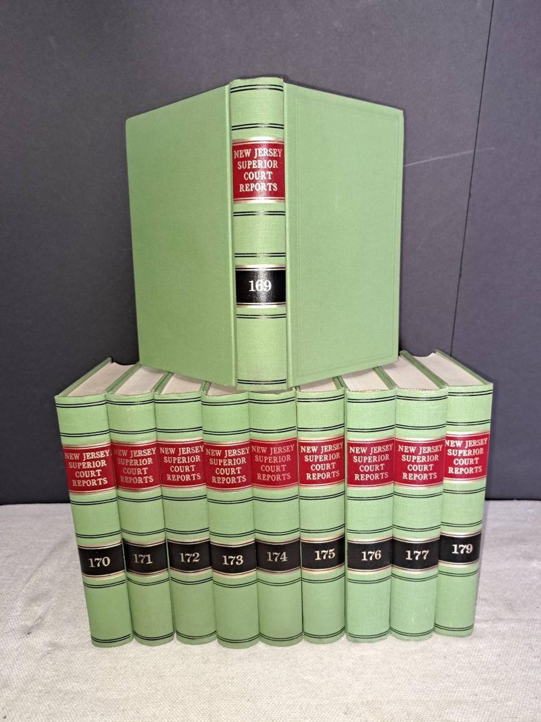 Collection of 10 Antique Law Books S20 - Etsy
