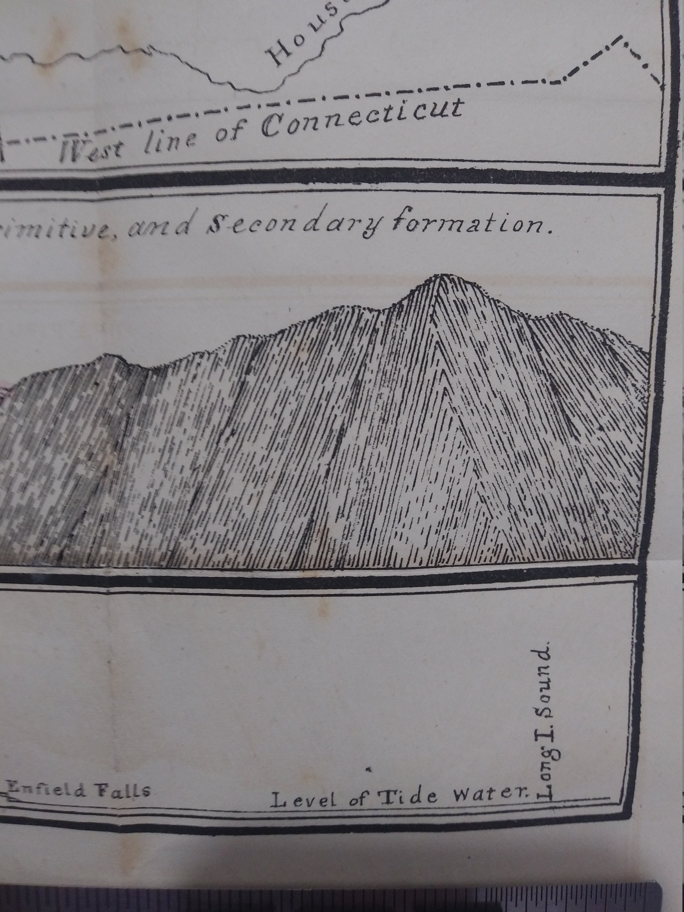 1832 Geographic Formation Map of the Connecticut River Valley by A ...