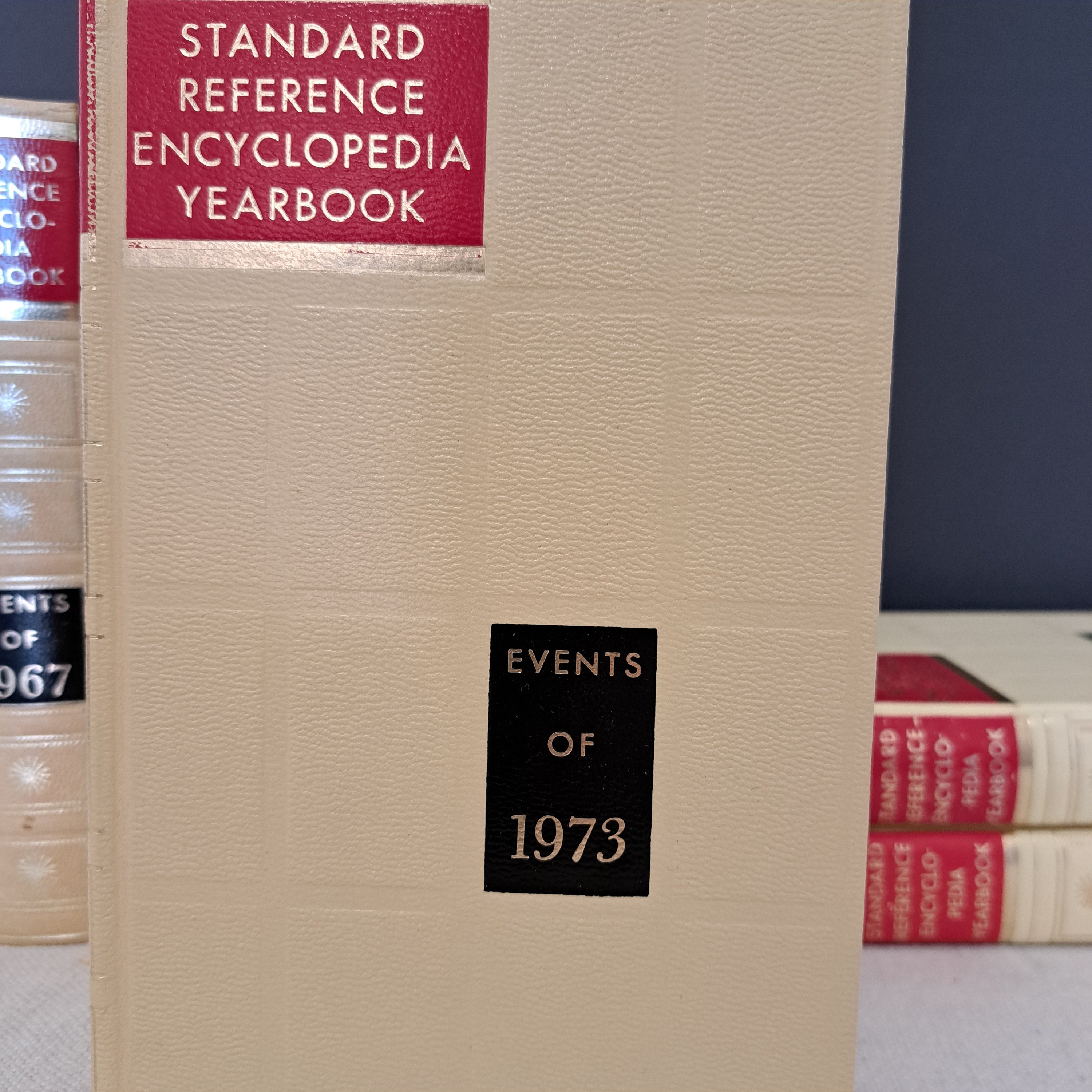 10 Volumes of Standard Reference Encyclopedia Yearbooks 1966 to 1975 - Etsy