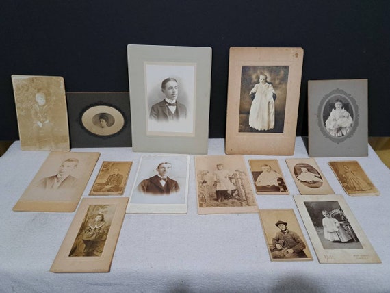 Collection of 15 Portraits From 1880-1902 - Etsy