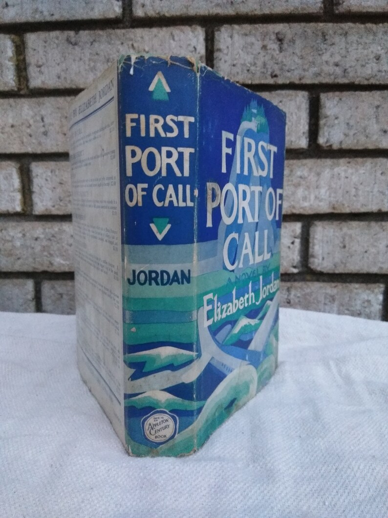 1940 First Edition First Port of Call by Elizabeth Jordan - Etsy