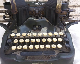Fantastic Antique Oliver No. 9 Batwing Typewriter - Excellent Working ...