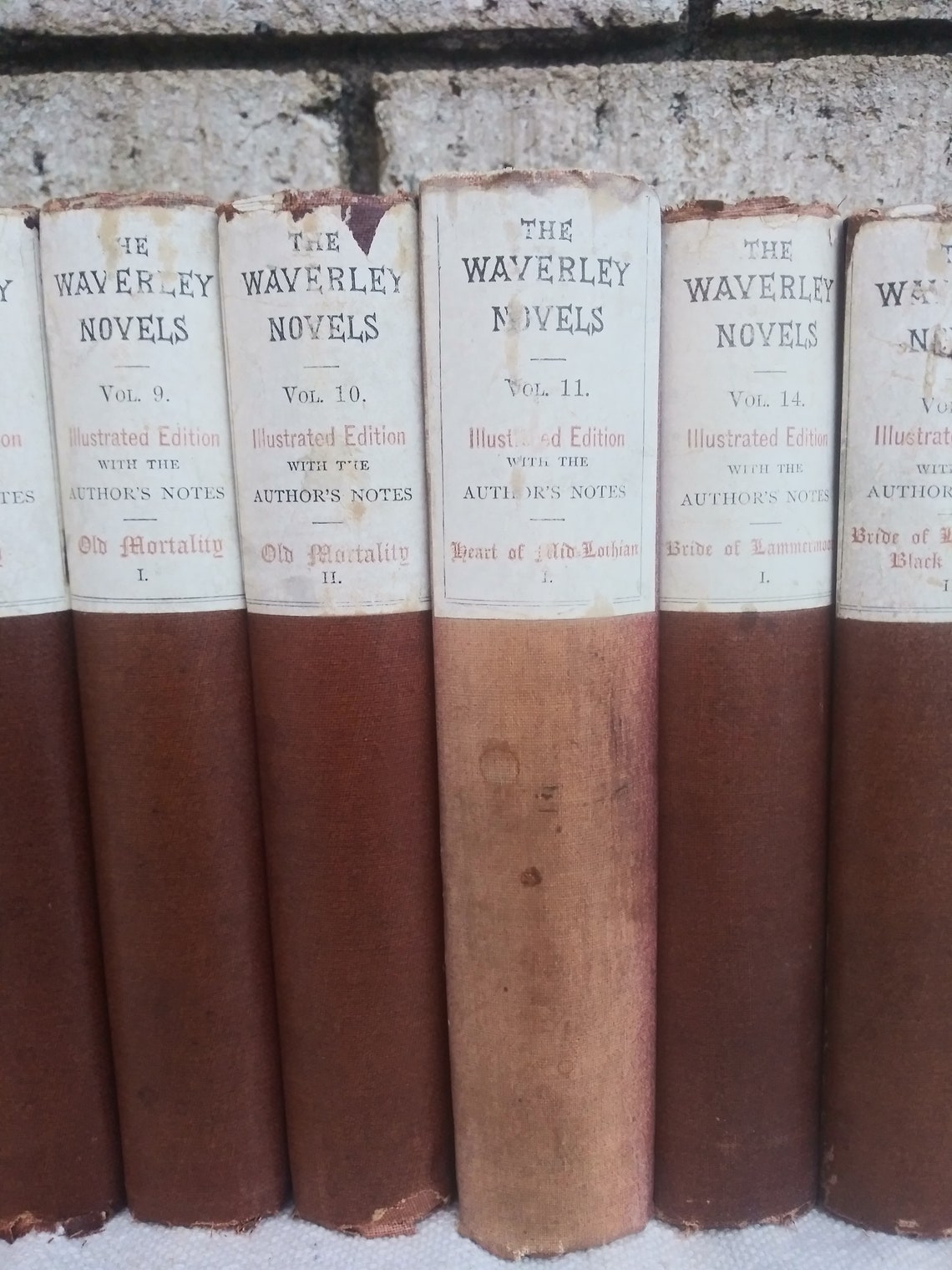 1877 the Waverley Novels by Sir Walter Scott, Bart. in 20 Volumes - Etsy