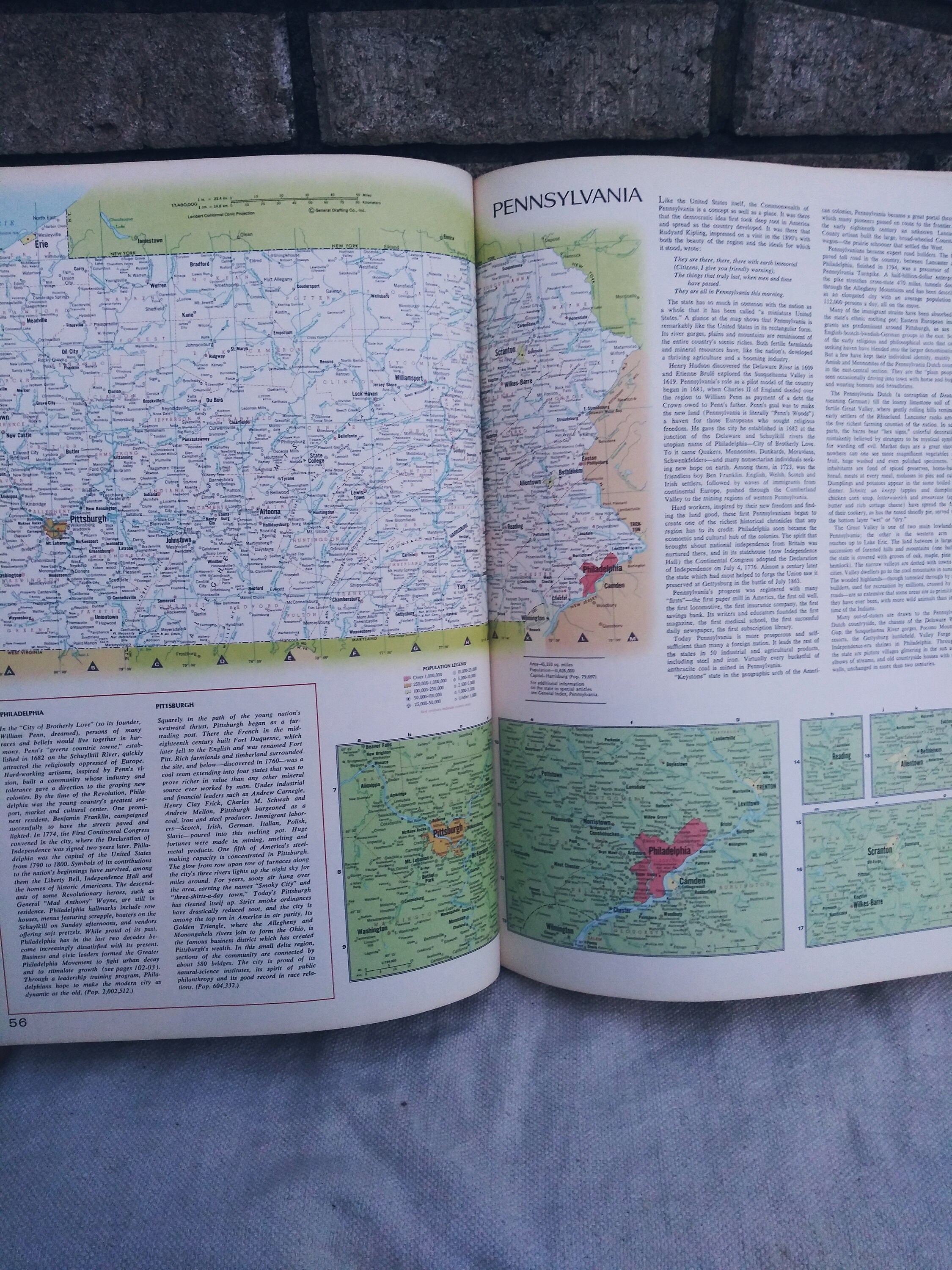 1969 These United States Geographic Book of Maps From Readers - Etsy