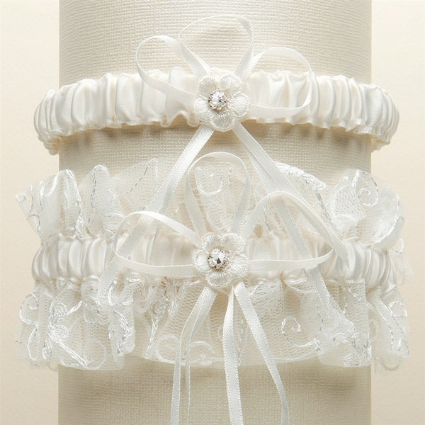 Ivory Bridal Garter - Etsy