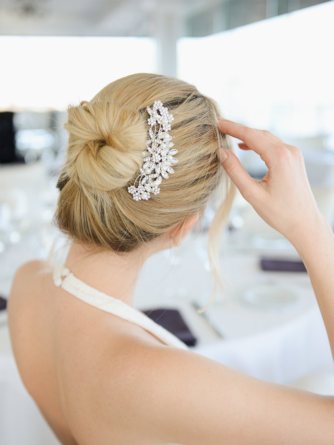 Crystal Bridal Comb Bridal Headpiece Wedding Hair Piece - Etsy