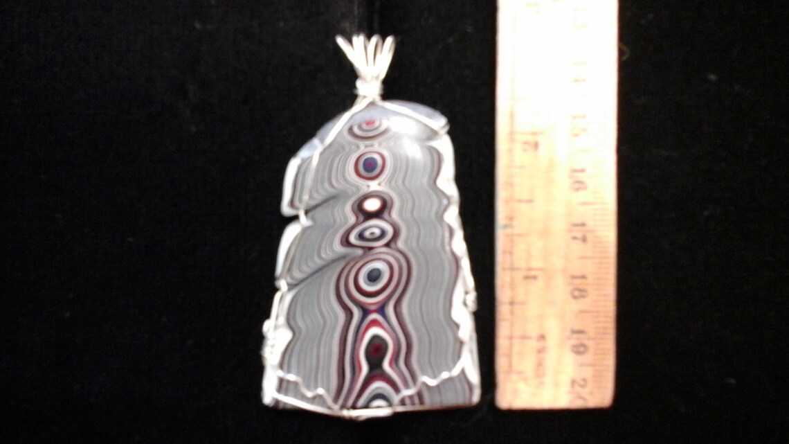 Fordite Pendant-layered Auto Paint From Years Past - Etsy
