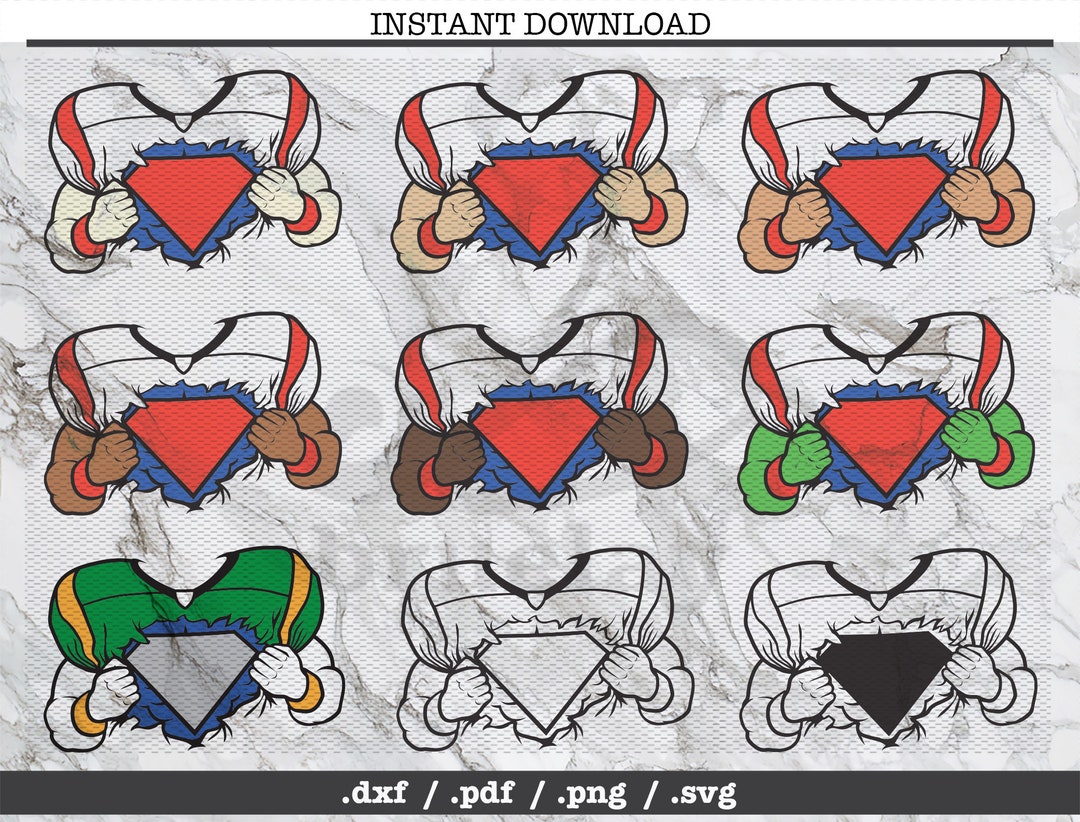 Football Player Shirt Rip Super Hero Man Cut File,svg, PNG, Cricut ...