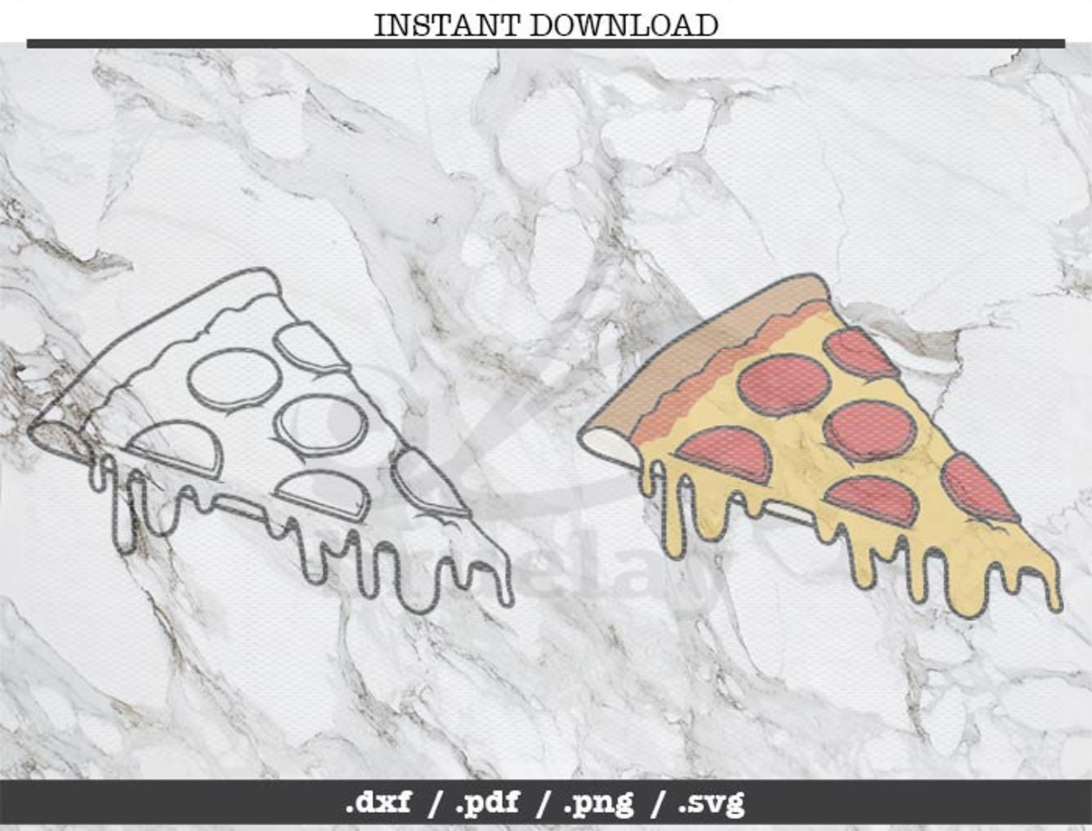 Pizza Slice Cut File,svg, DXF, PNG, Cricut, Silhouette, Cutting Machine ...