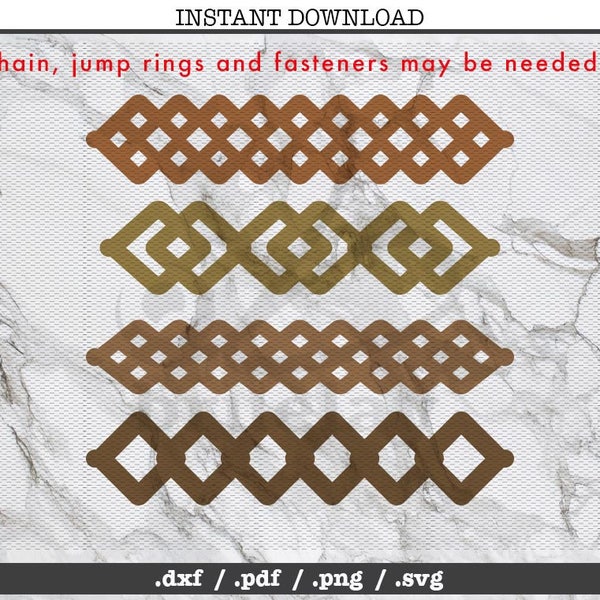 Leather Link Chain Pattern - Etsy