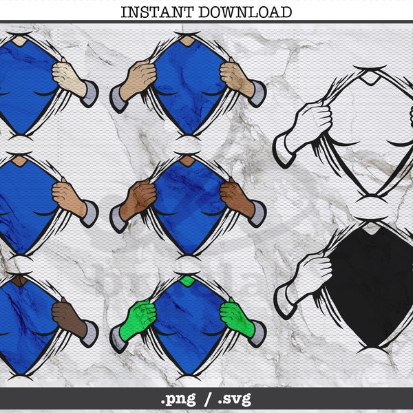 Hands Ripping Shirt Open - Etsy