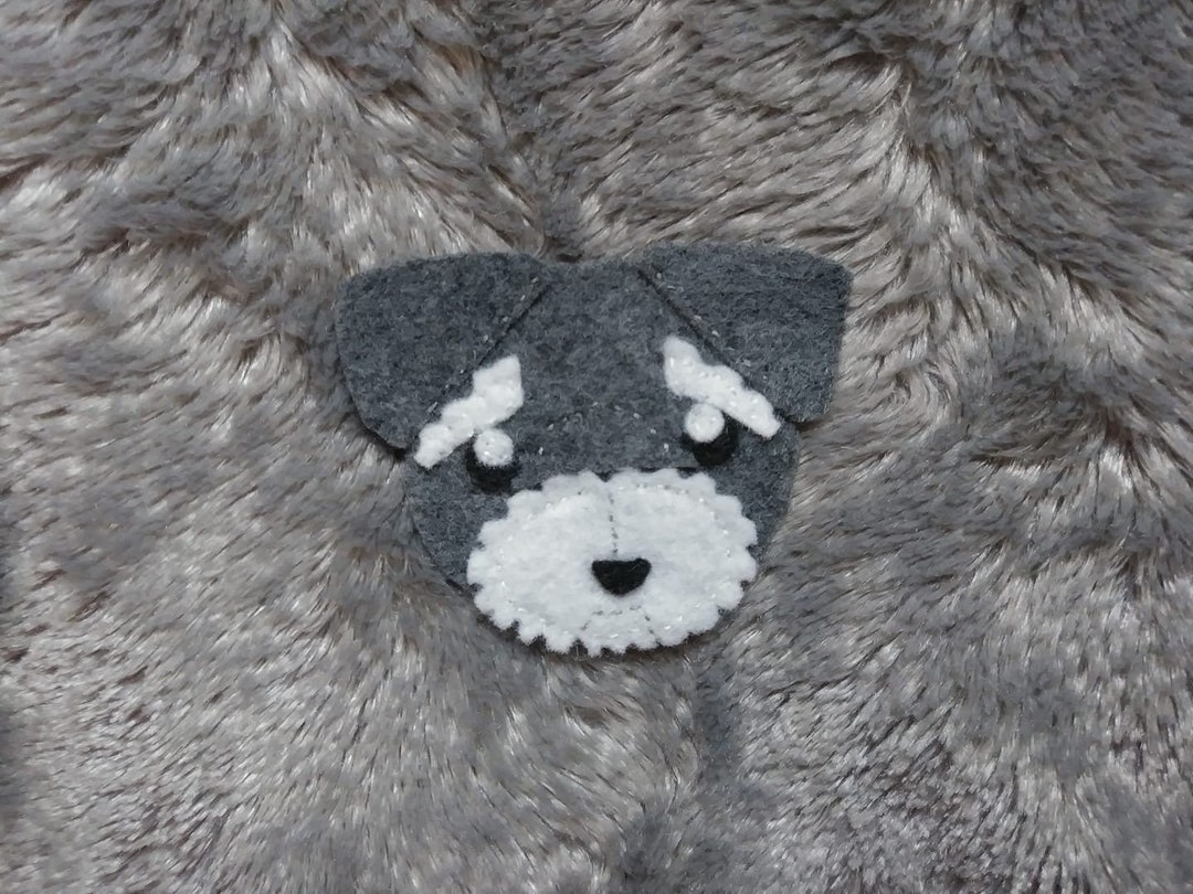 Felt Schnauzer Magnet - Etsy