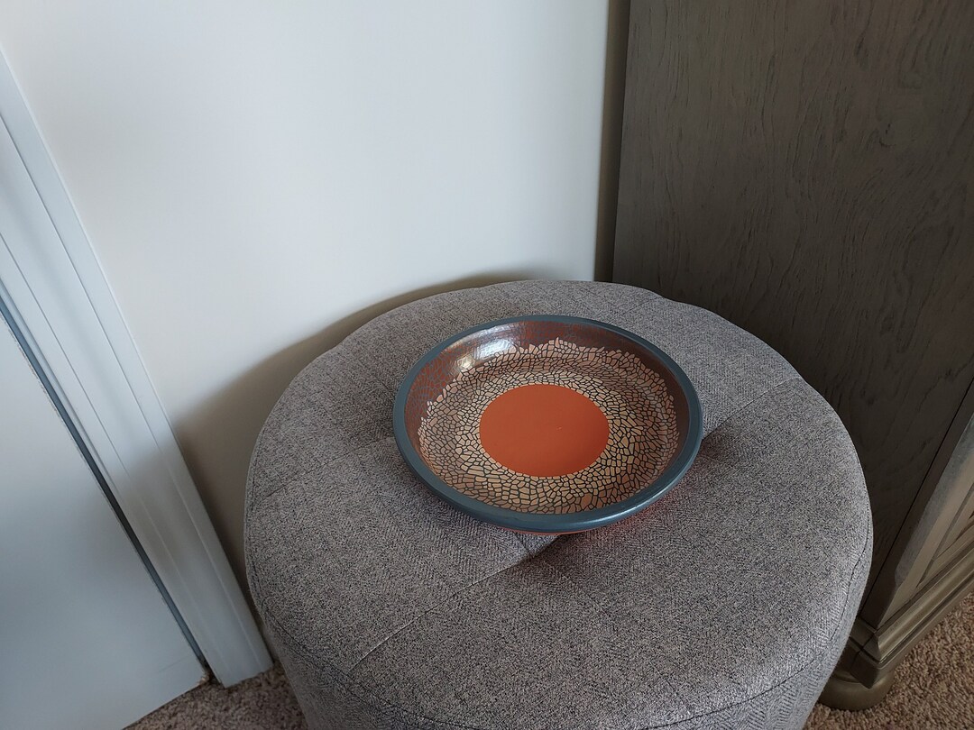 Hand Painted 8 Inch Terracotta Saucer - Etsy