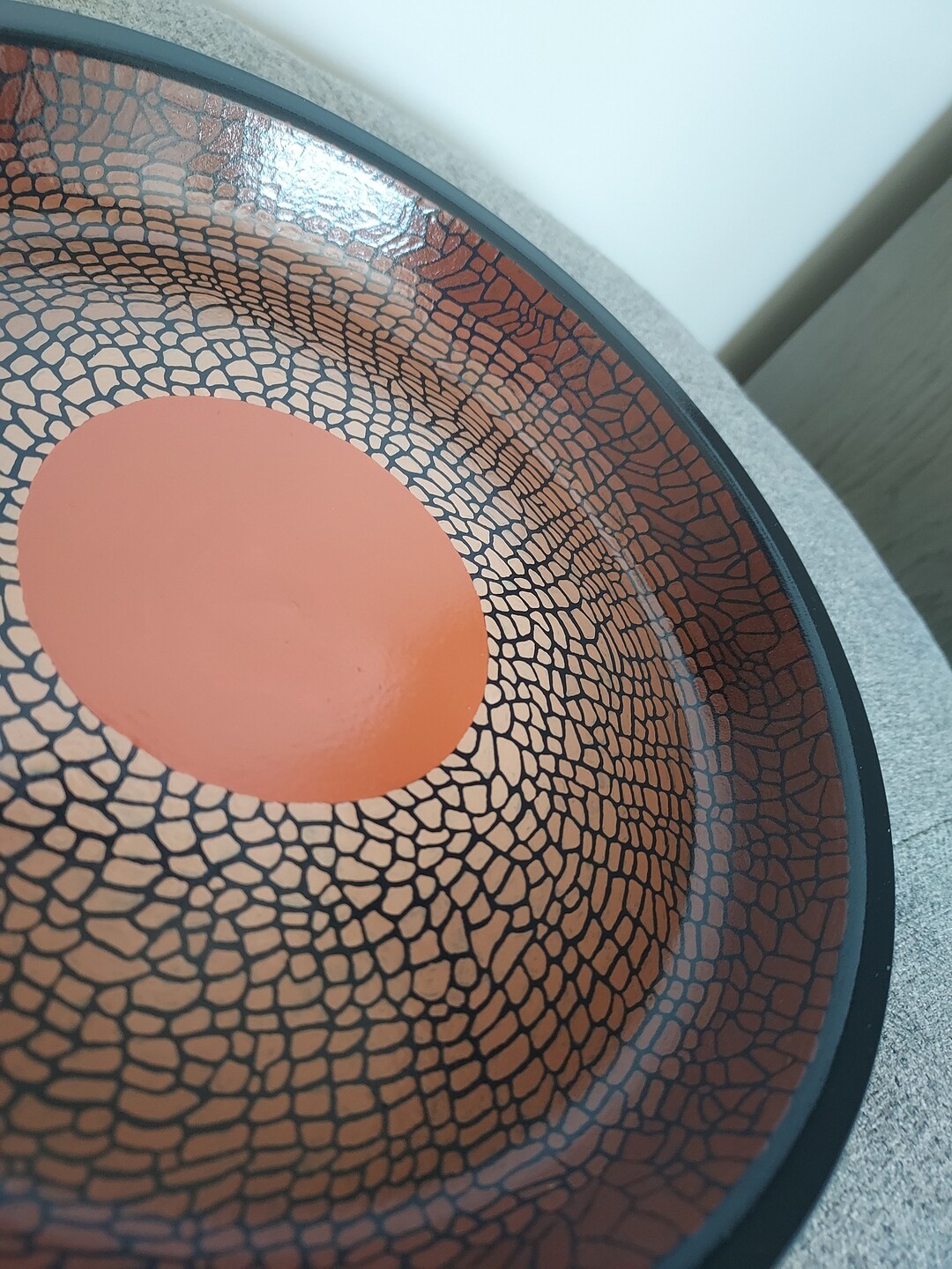 Hand Painted 8 Inch Terracotta Saucer - Etsy