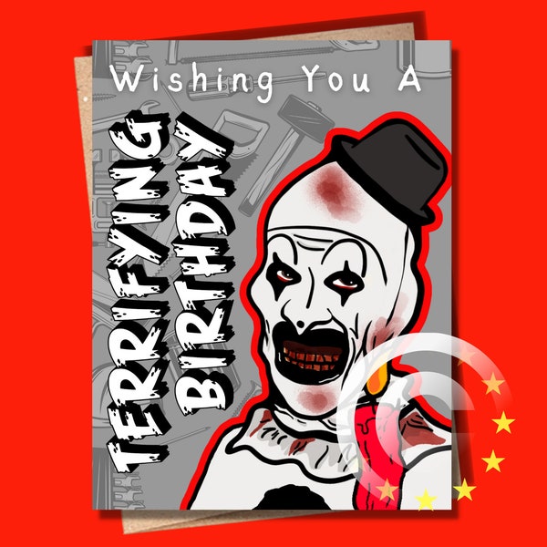 Slasher Birthday Card - Etsy UK