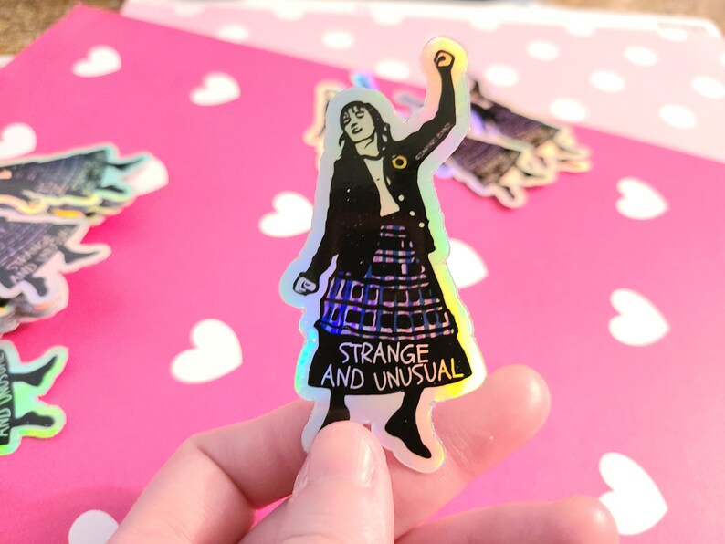 Holographic Lydia Sticker 80s 90s Stickers Movie Stickers | Etsy