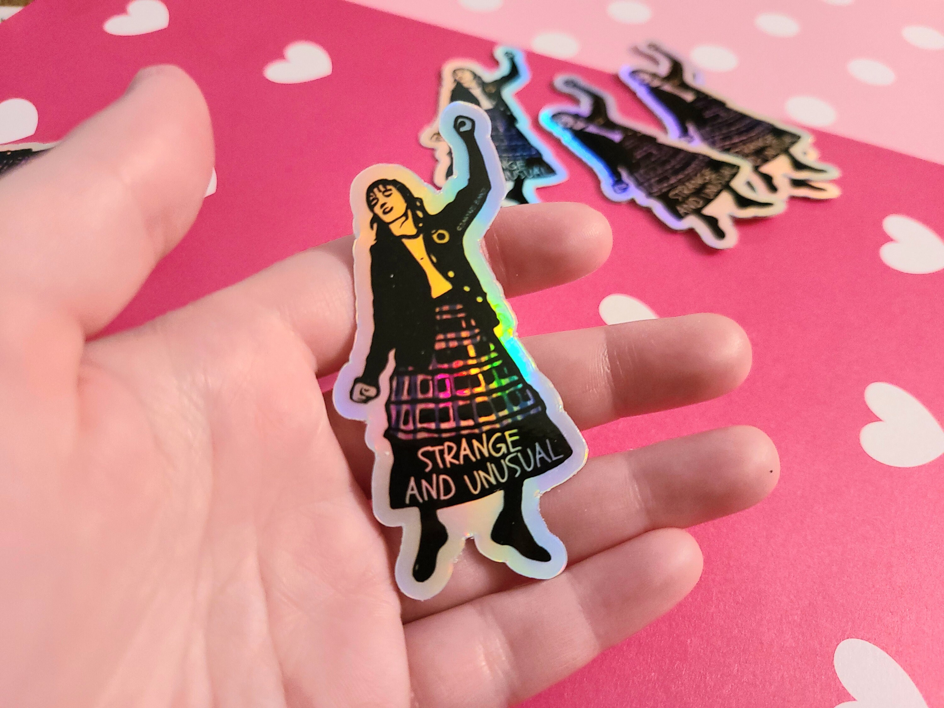 Holographic Lydia Sticker 80s 90s Stickers Funny Stickers | Etsy