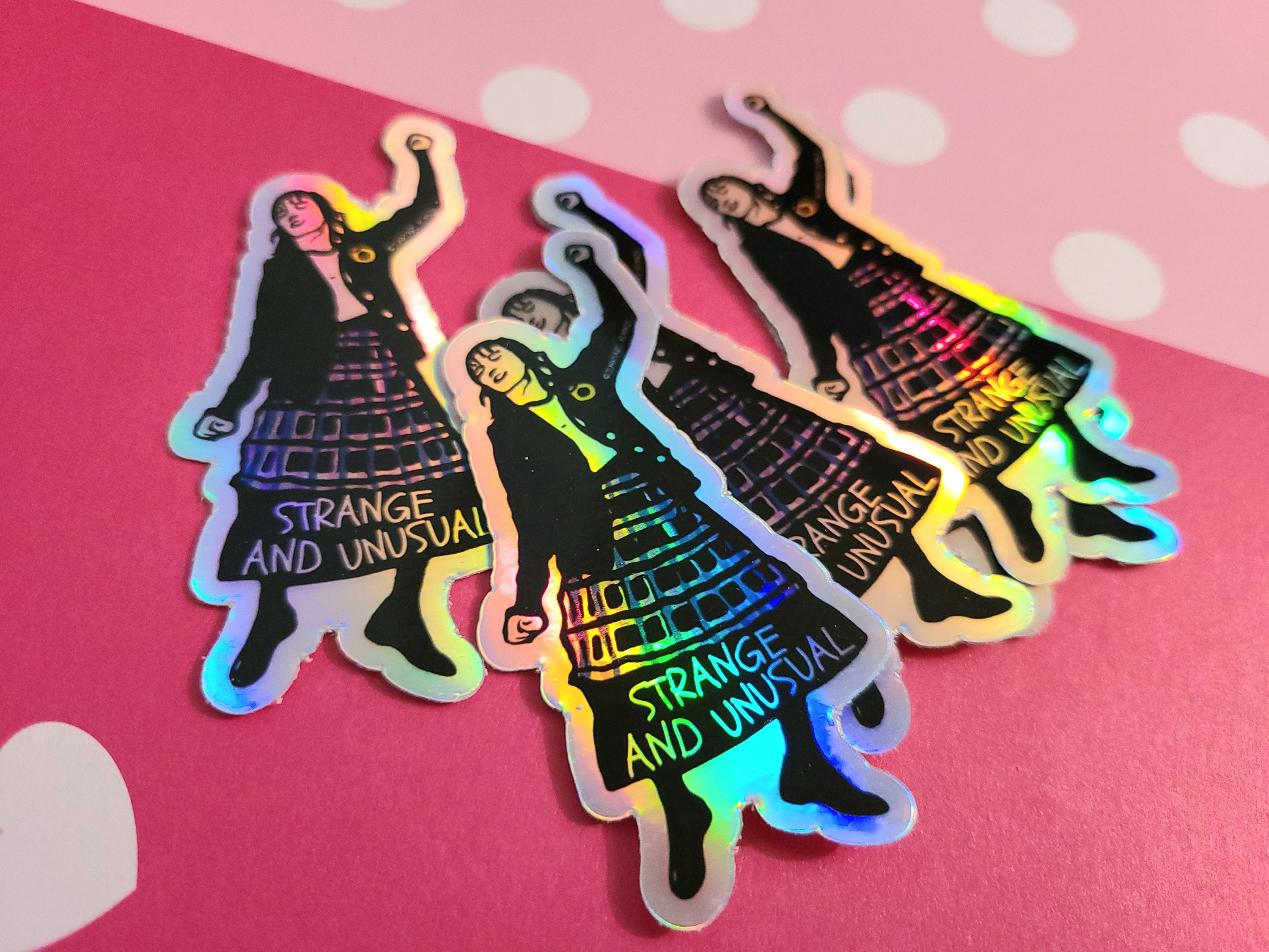 Holographic Lydia Sticker 80s 90s Stickers Funny Stickers - Etsy