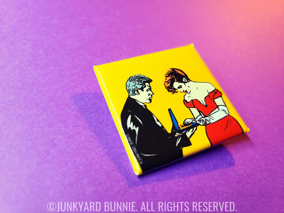 Edward and Vivian Pin Button Cute Pinback Buttons Love Pins - Etsy