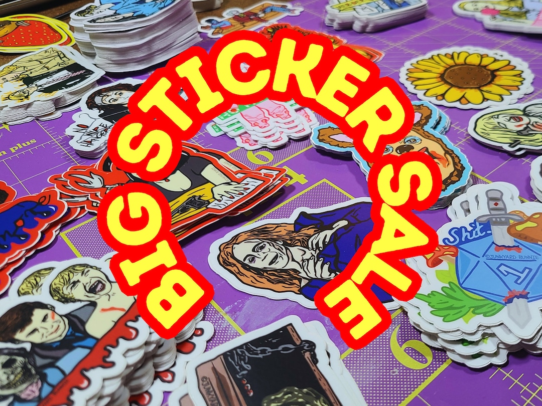 Vinyl Sticker Grab Bag: Weatherproof Laptop Decals - Junkyard Bunnie - Etsy