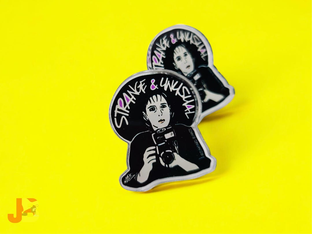 Lydia Deetz Strange and Unusual Acrylic Pin | Gothic Accessory | Spooky ...
