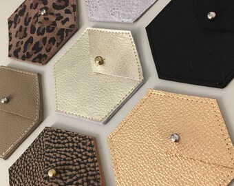 Leather coin pouch | Etsy