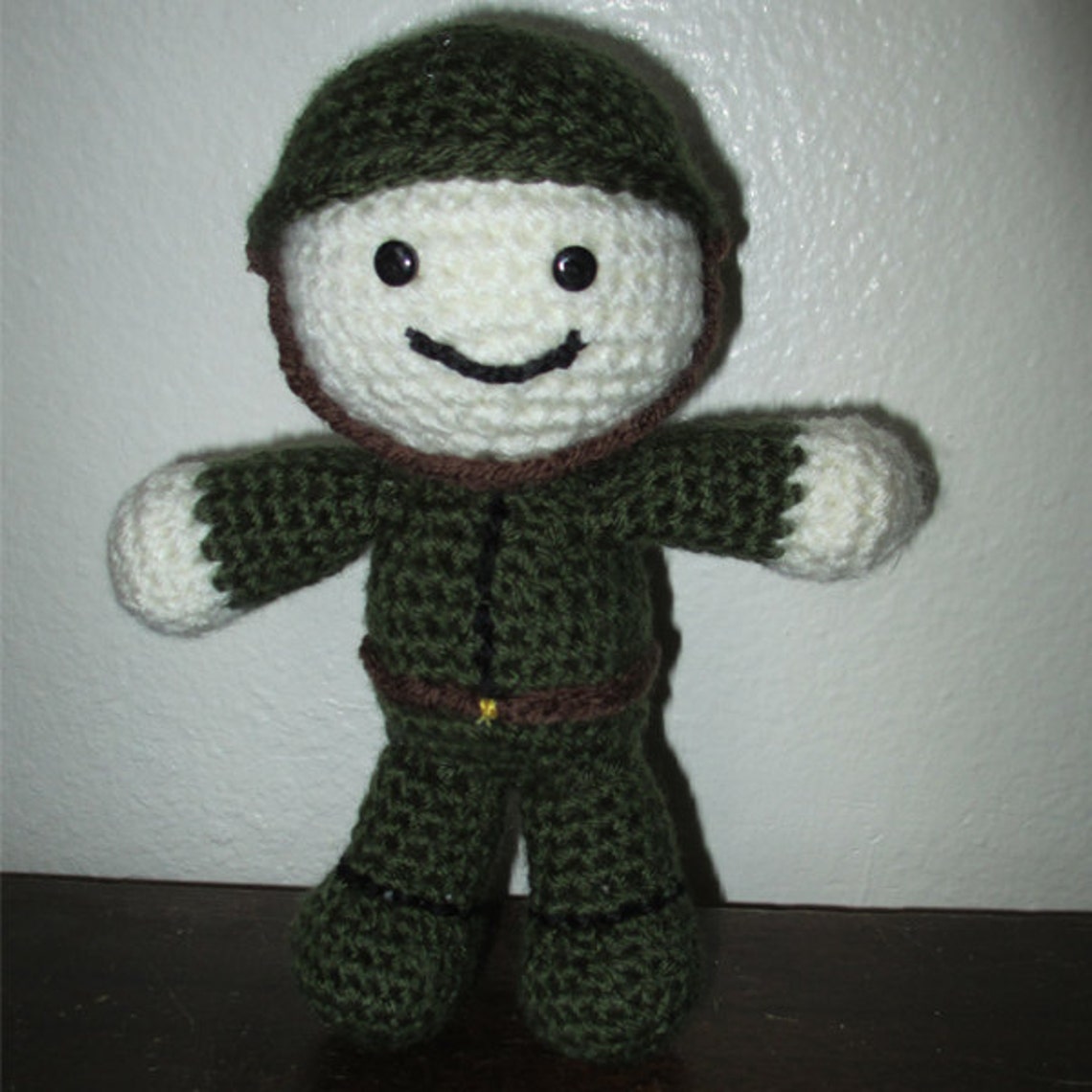 Amigurumi Soldier Doll Crochet Soldier Doll Stuffed Soldier - Etsy