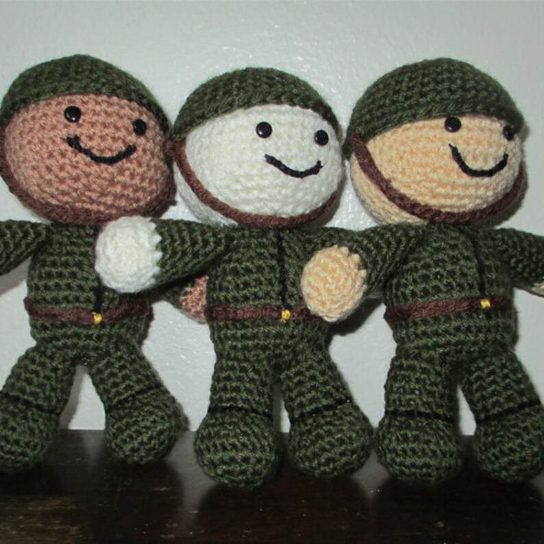 Amigurumi Soldier Doll, Crochet Soldier Doll, Stuffed Soldier, Soldier ...
