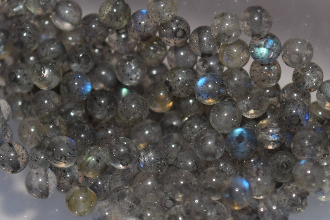 Natural Labradorite Small Round Beads, Gemstone Beads, 2mm, Feldspar - Etsy