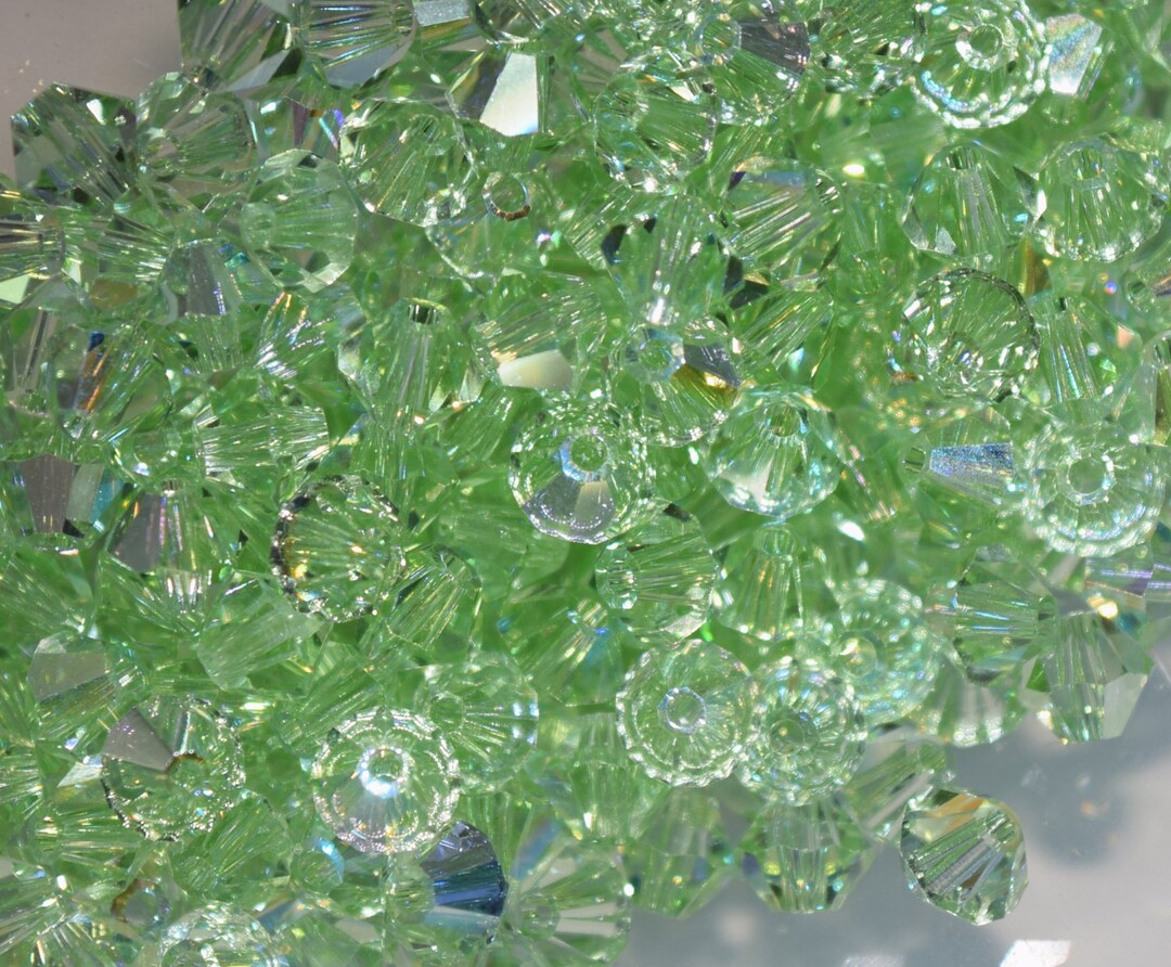 Chrysolite AB Swarovski Beads 4mm, 50 Beads, 100 Beads - Etsy