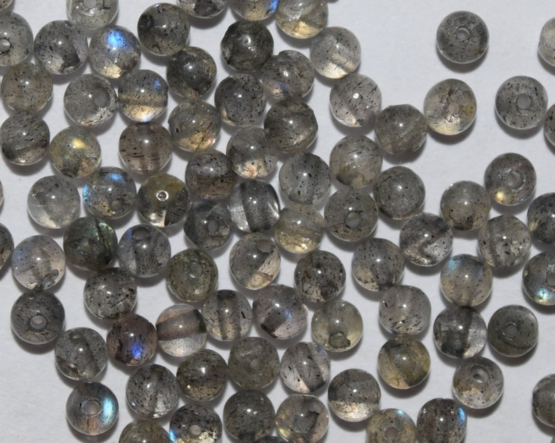 Natural Labradorite Small Round Beads, Gemstone Beads, 2mm, Feldspar - Etsy